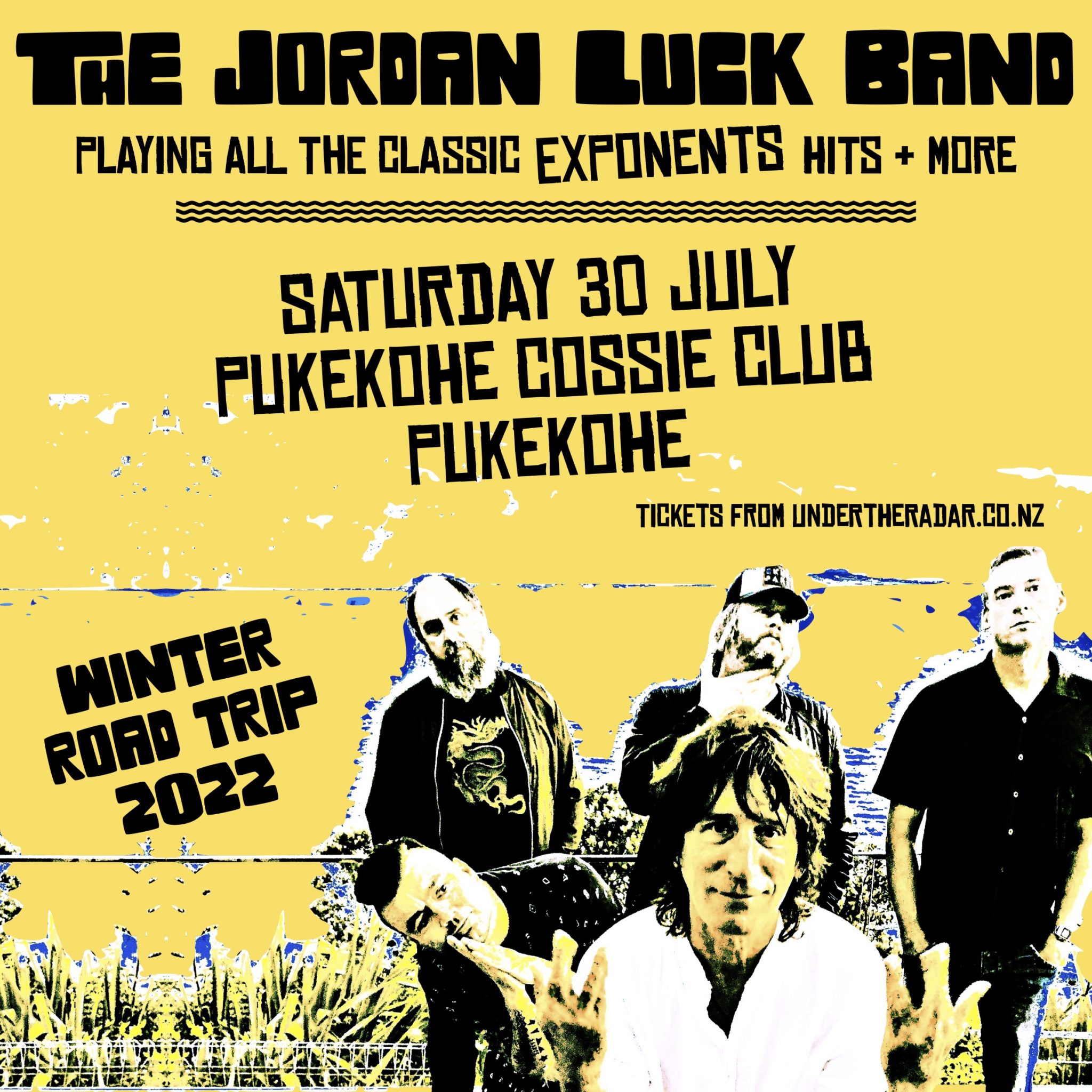 Jordan Luck Band – Winter Road Trip 2022 – Pukekohe Cosmopolitan Club