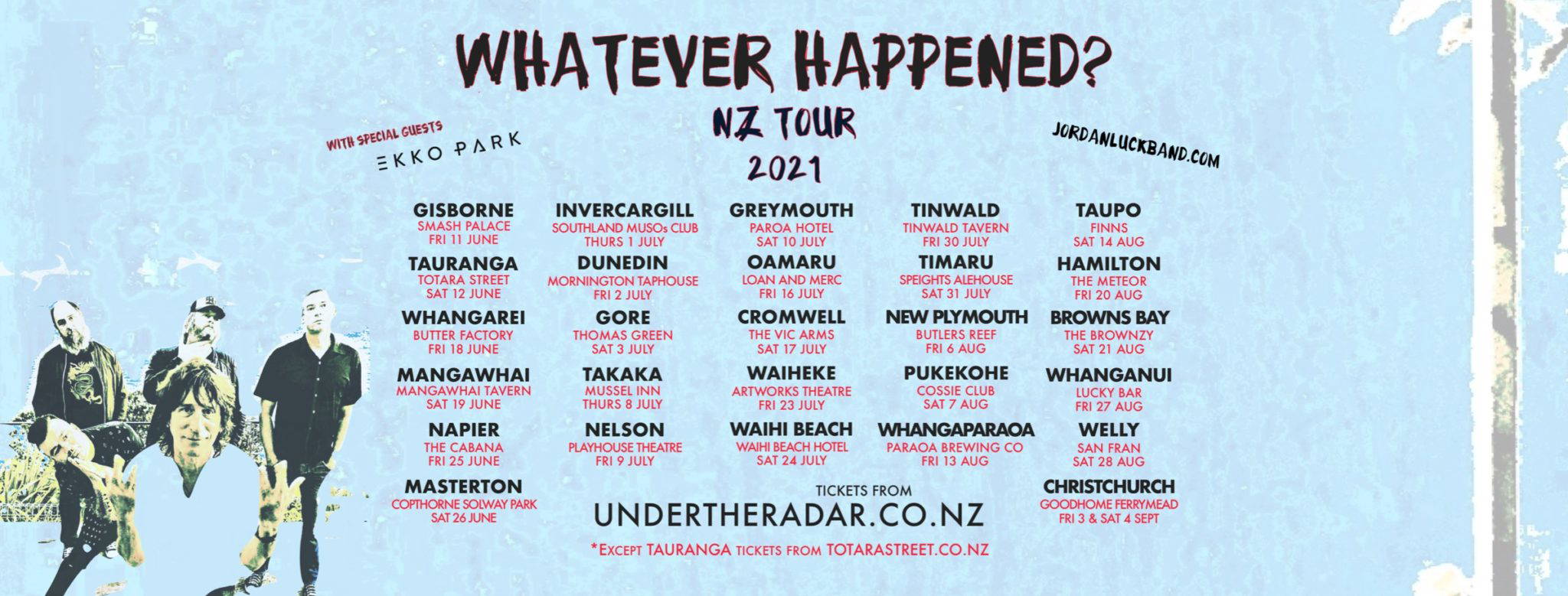 Jordan Luck Band NZ Winter Tour 21 – Pukekohe Cosmopolitan Club