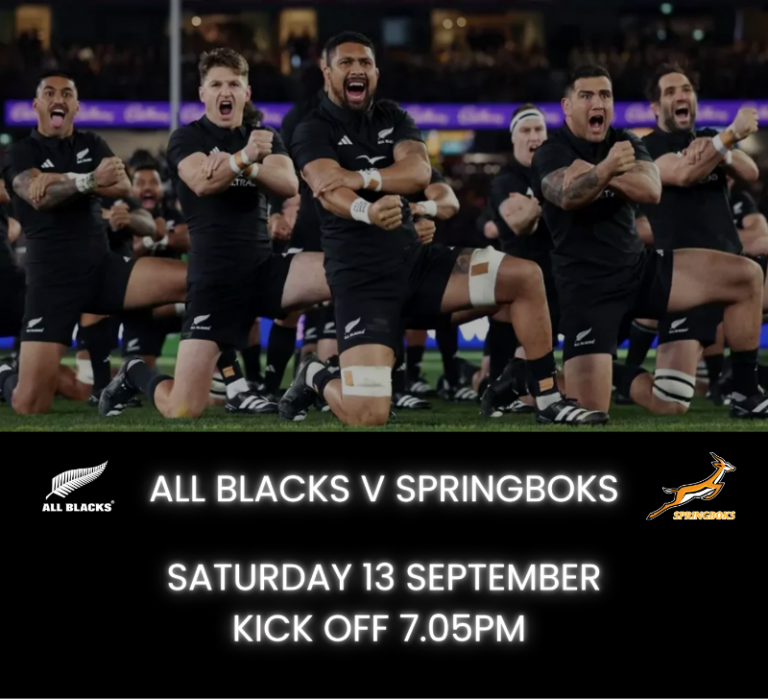 All Blacks vs Springboks – Pukekohe Cosmopolitan Club